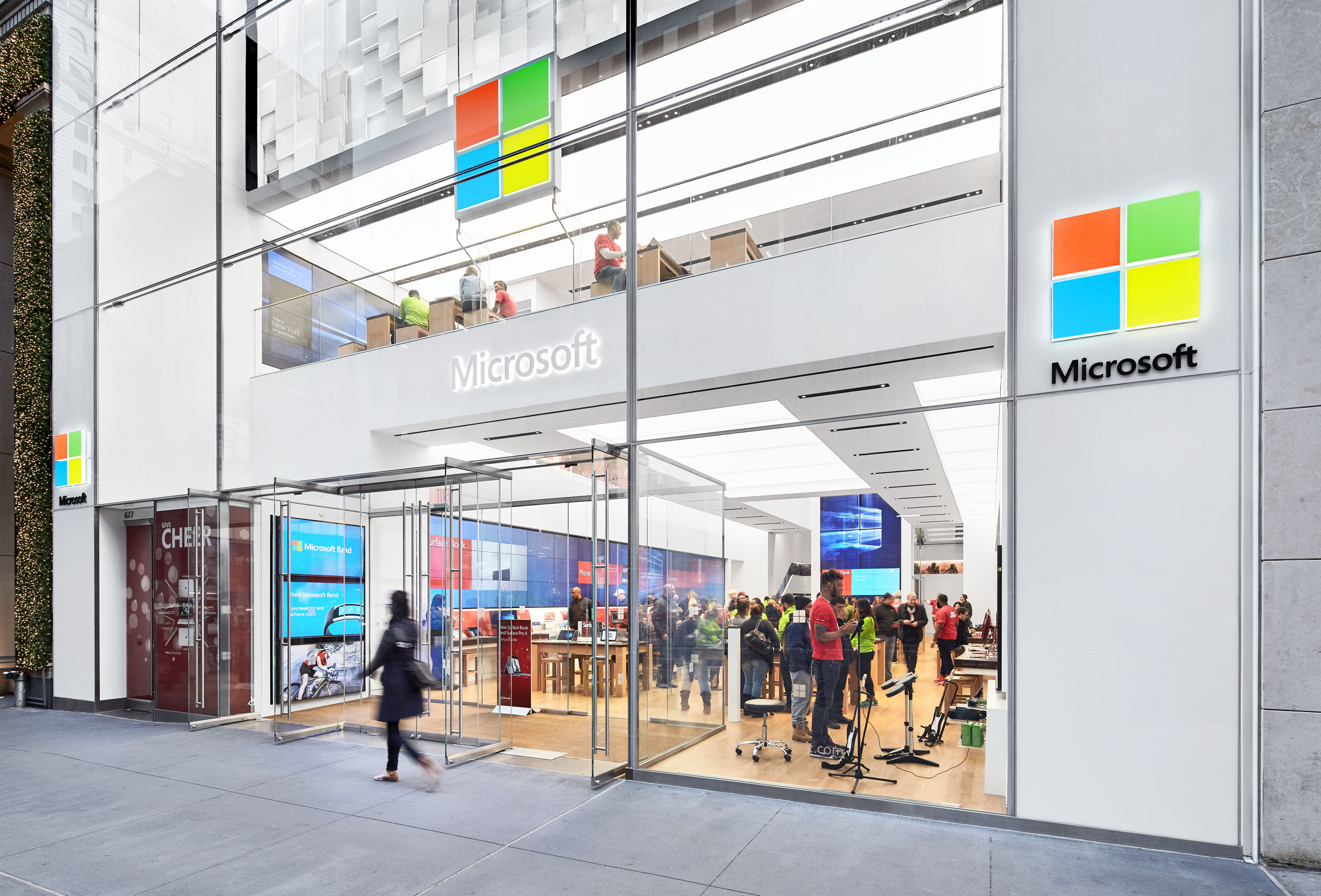 Microsoft retail store on 5th Avenue in NYC photographed by John ...